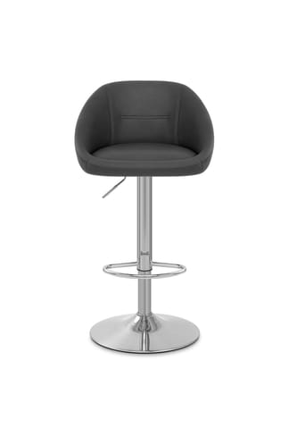 Decco Brushed Bar Stool Charcoal - Atlantic Shopping