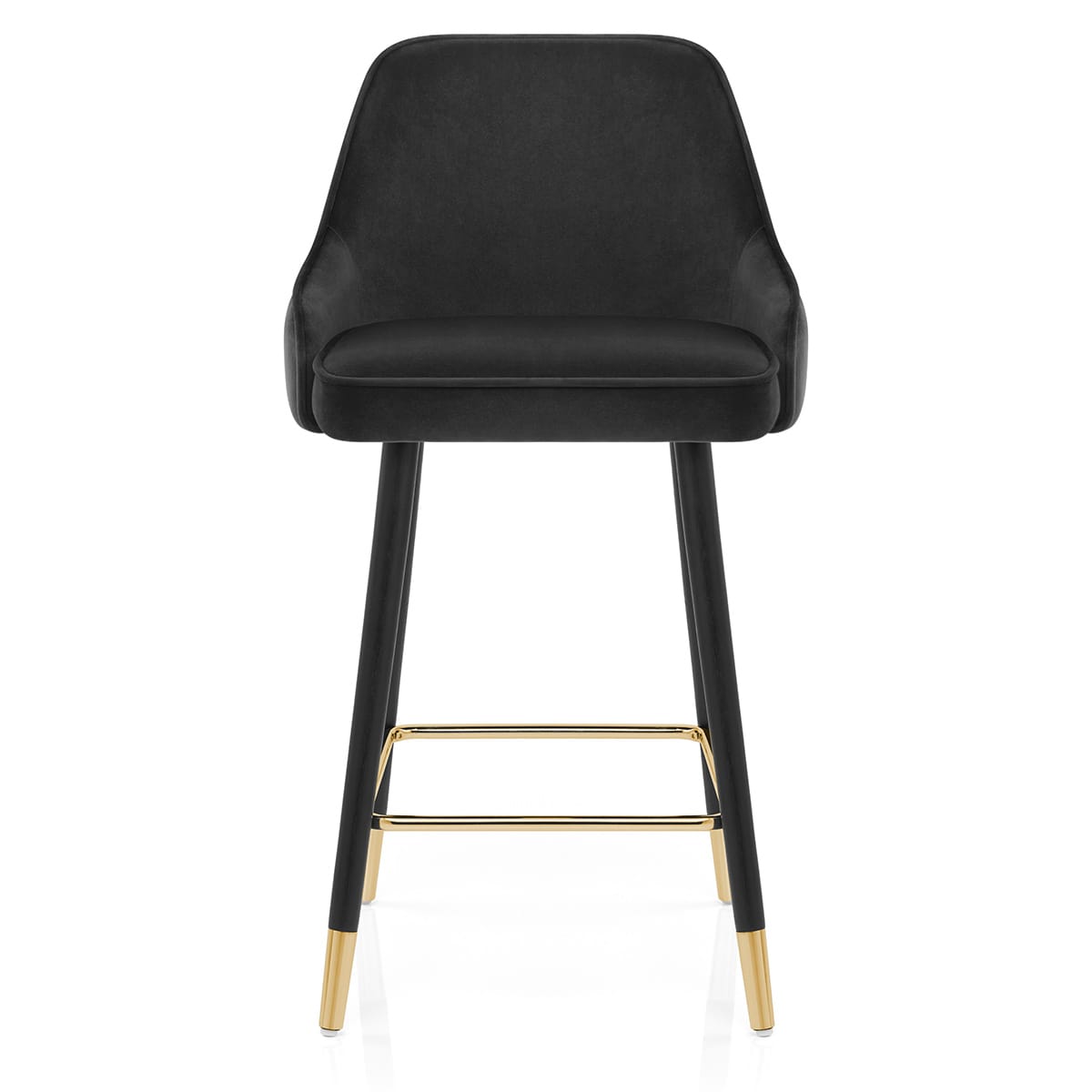 Black and gold velvet bar stools store