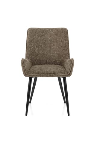 Rene Dining Chair Brown Fabric - Atlantic Shopping