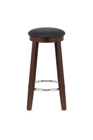 Ikon Kitchen Stool Walnut & Black - Atlantic Shopping