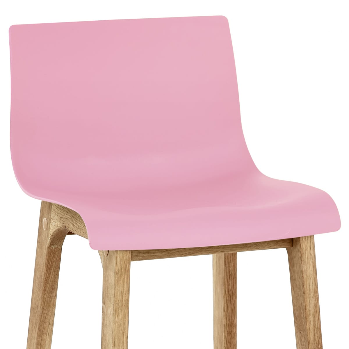 Pink wooden stool store