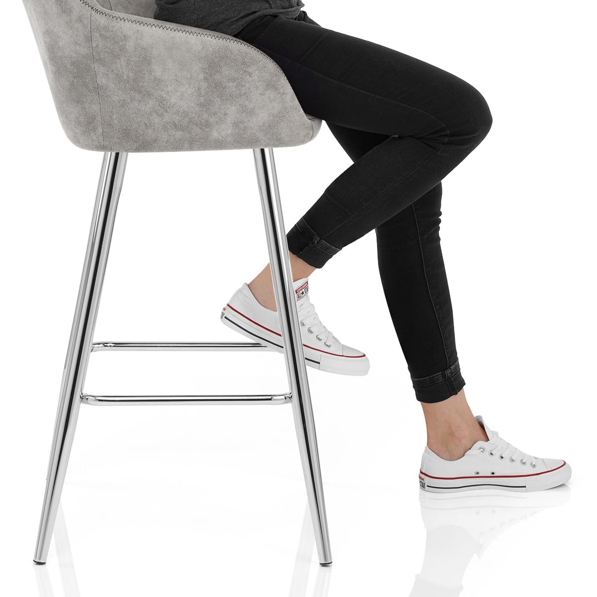 Mason Bar Stool Light Grey Atlantic Shopping