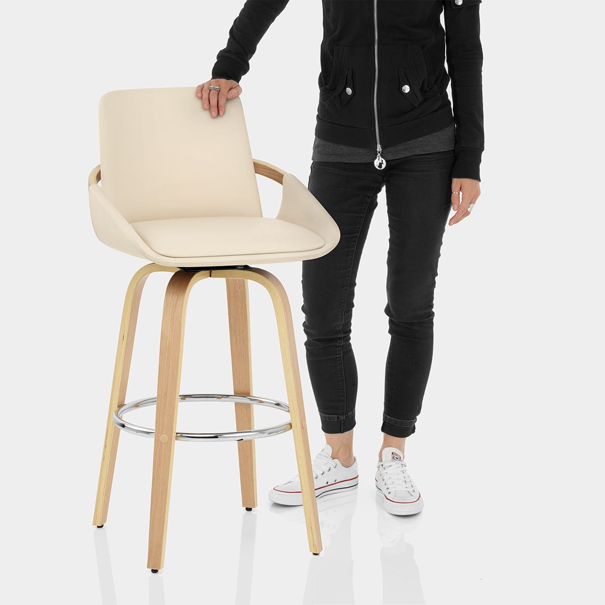 Ohio Bar Stool Cream - Atlantic Shopping